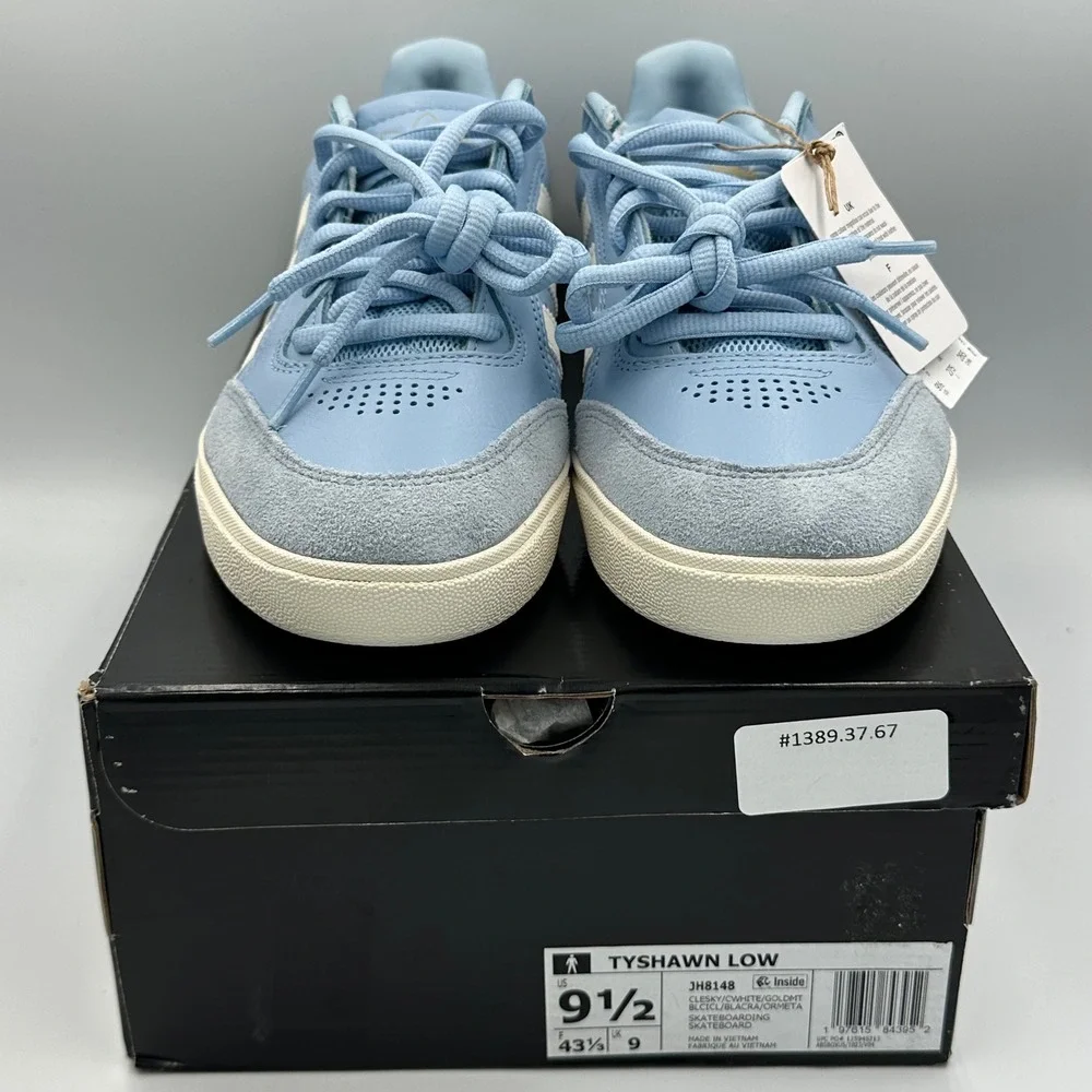 adidas | Shoes | Adidas Tyshawn Low Jh848 Mens 95 Blue White Gold Nib ...